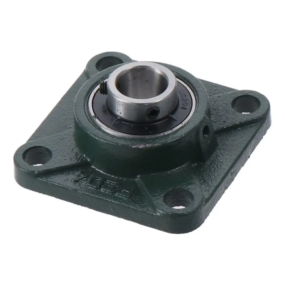 Bearing-Steel-Flange-Block-Bearings-with-Set-Screw-Lock-Cast-Iron ...