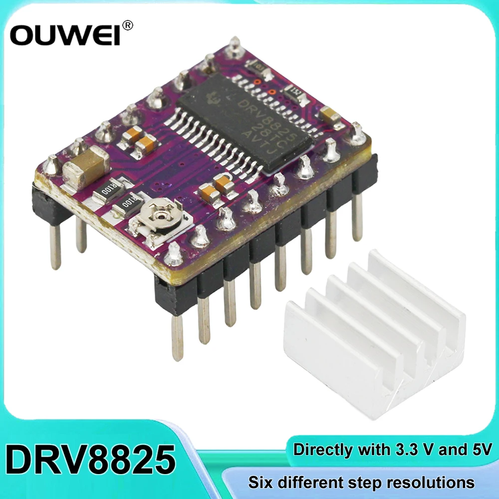 3D-Printer-Stepstick-DRV8825-Stepper-Motor-Driver-Module-PCB-Board ...