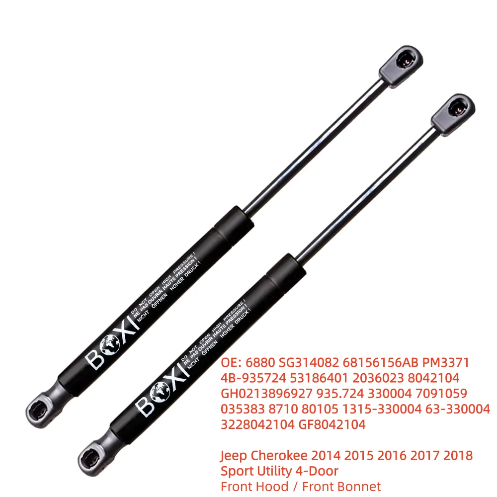 BOXI 2pcs Front Hood Lift Supports for Jeep Cherokee 2014 2015 2016 ...