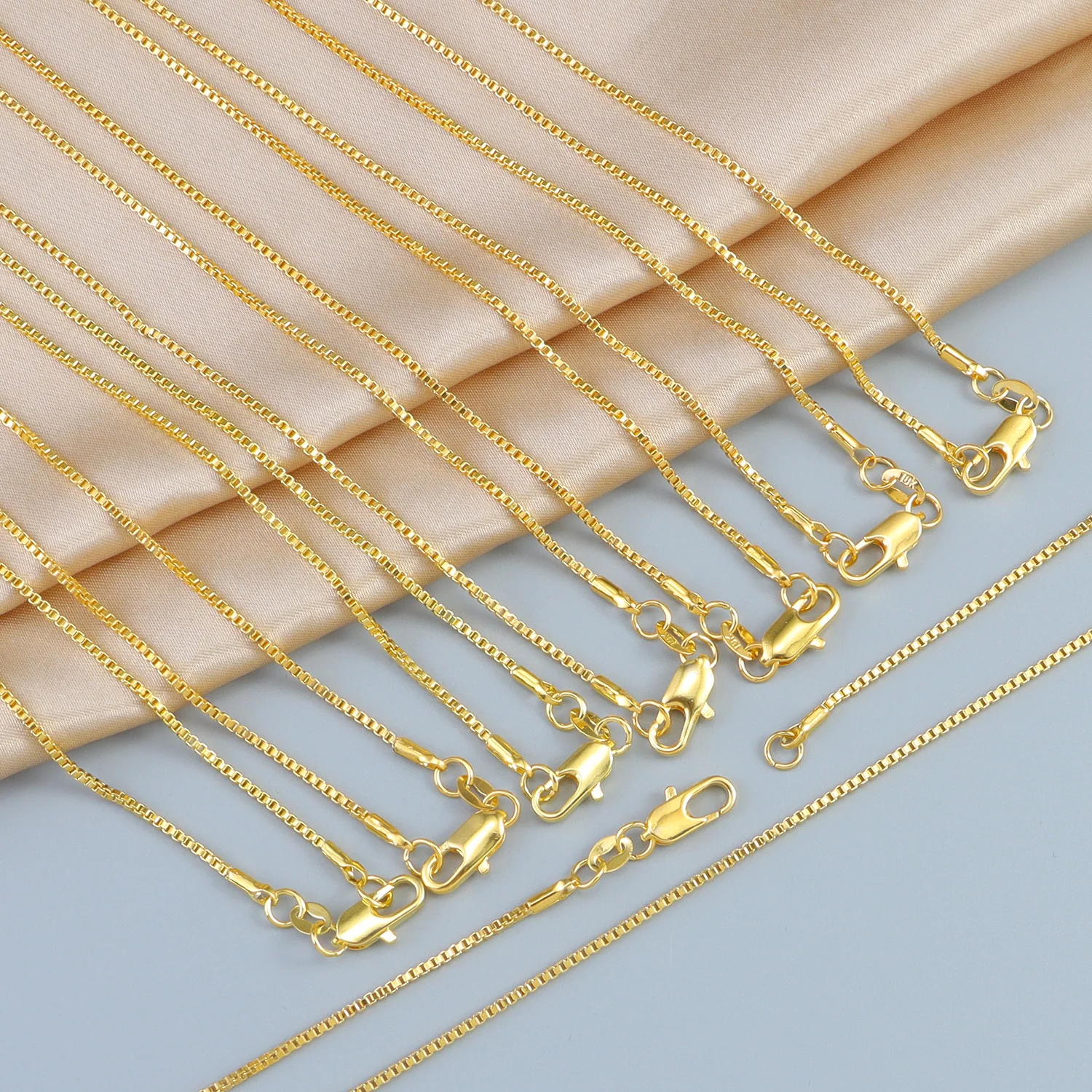 4pcs-Vintage-Gold-Color-Copper-Snake-Chain-Necklace-For-Women-Man ...