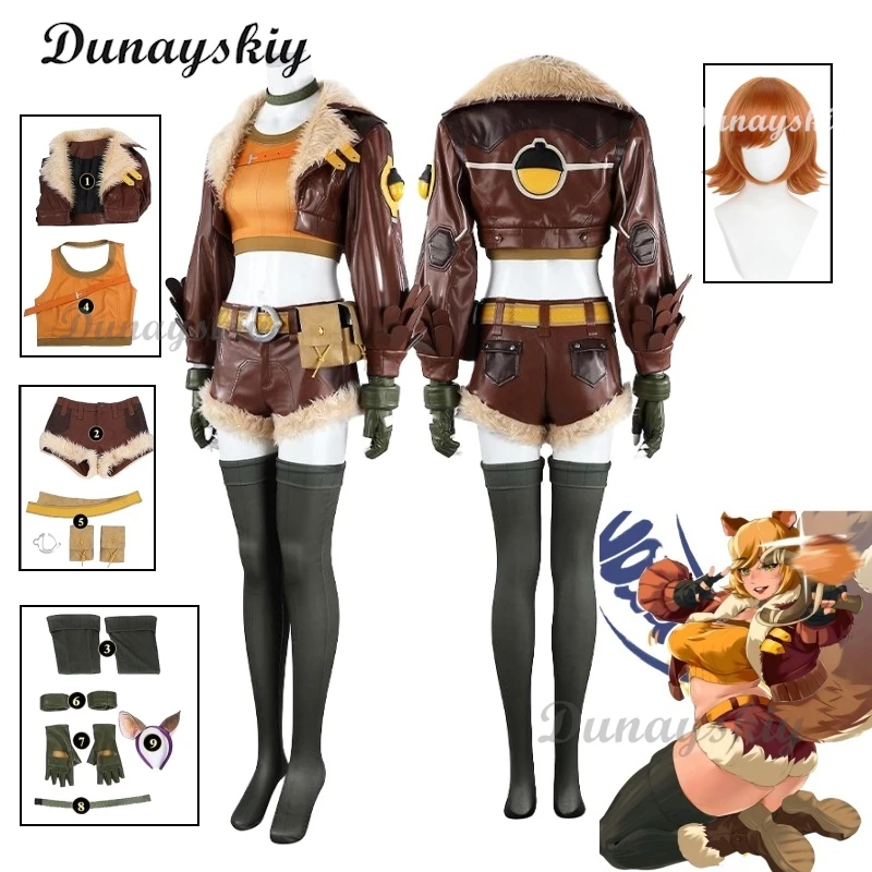 Unbeatable Squirrel Girl Cosplay Set - Marvel Comics Accurate Costume ...