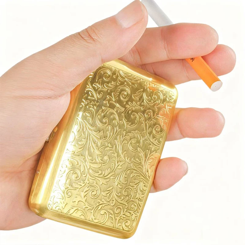 Giftable Metal Cigarette Container Luxury Moisture-proof Cigarette Box ...