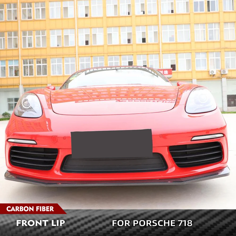For Porsche 718 Cayman Boxster Base S 2017 2018 Carbon Fiber Car Front ...