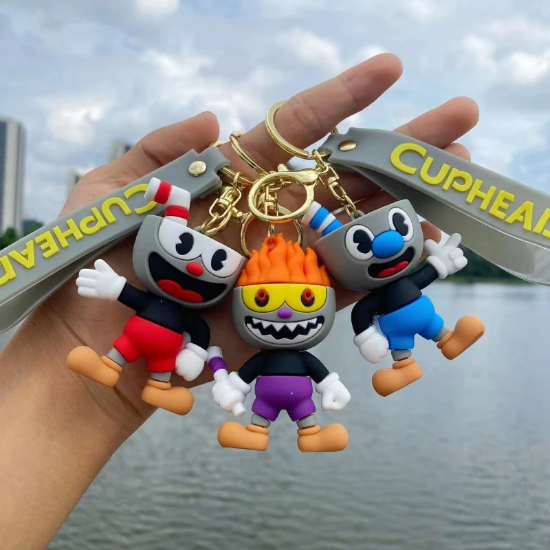 Cuphead-Keychain-Anime-Cartoon-Mugman-Figures-Doll-Skibidi-Toilet-Man ...