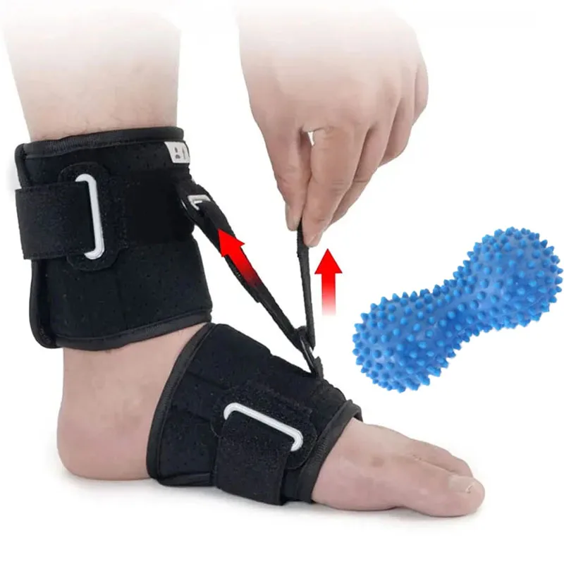 Adjustable Drop Foot Brace for Walking with Shoes Ankle Support Splint ...