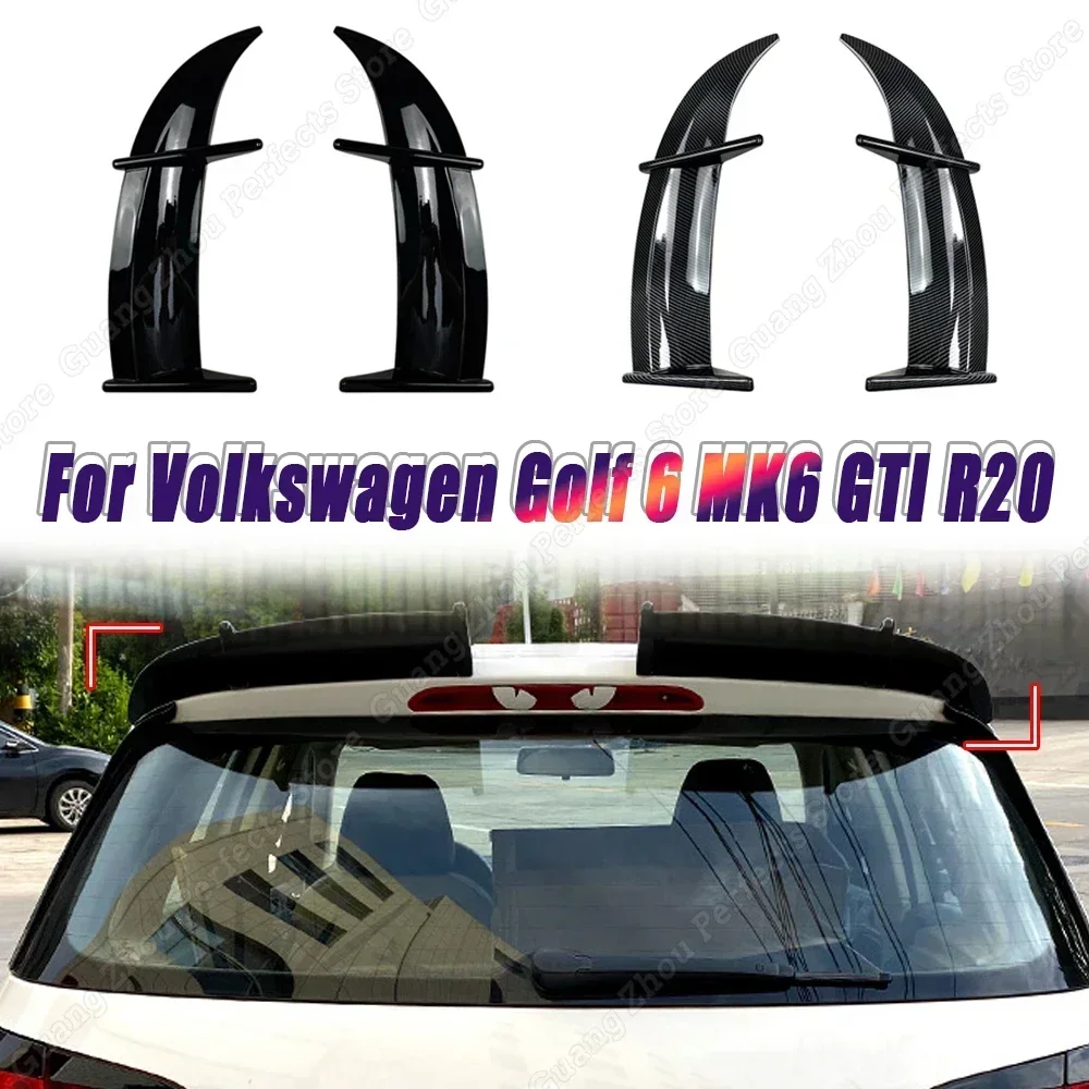 For-Volkswagen-Golf-6-MK6-GTI-R20-Gloss-Black-AK-Style-ABS-Car-Rear ...