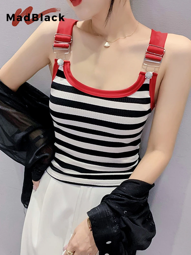 MadBlack-Camisole-ray-e-mince-pour-femme-t-shirts-en-fibre-de-verre-v ...
