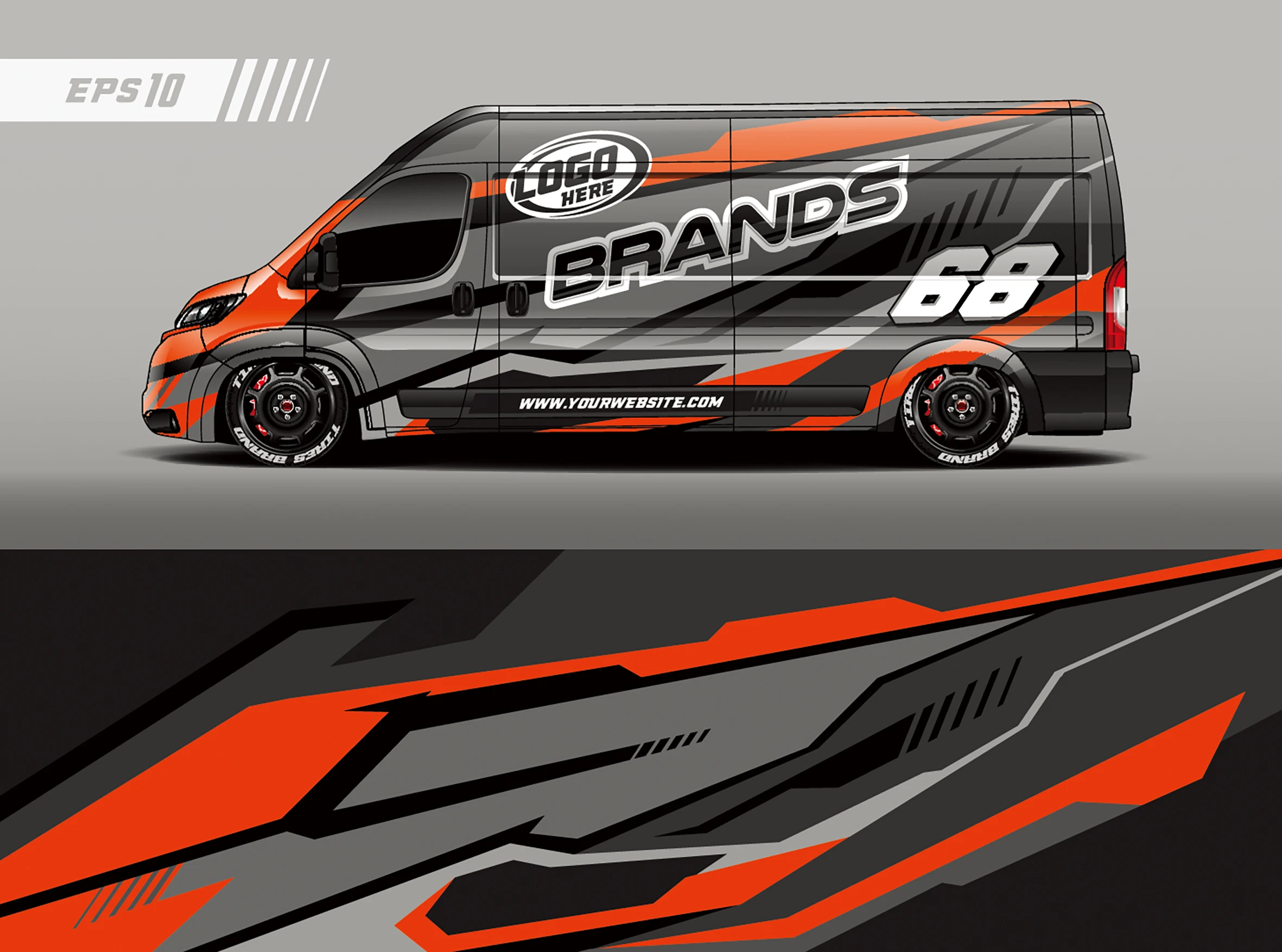 Colorful-Stitching-Full-Body-Racing-RV-Graphic-Decals-Vinyl-Wrap-Camo ...