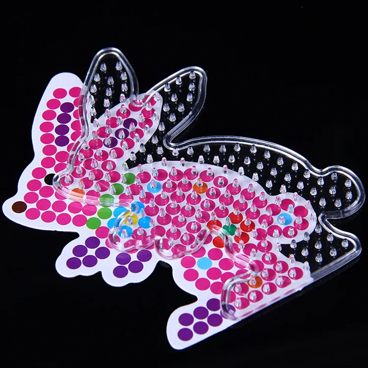 Perler Beads 5mm Hama Bead Rabbit Style puzle DIY Toy niños creativo ...