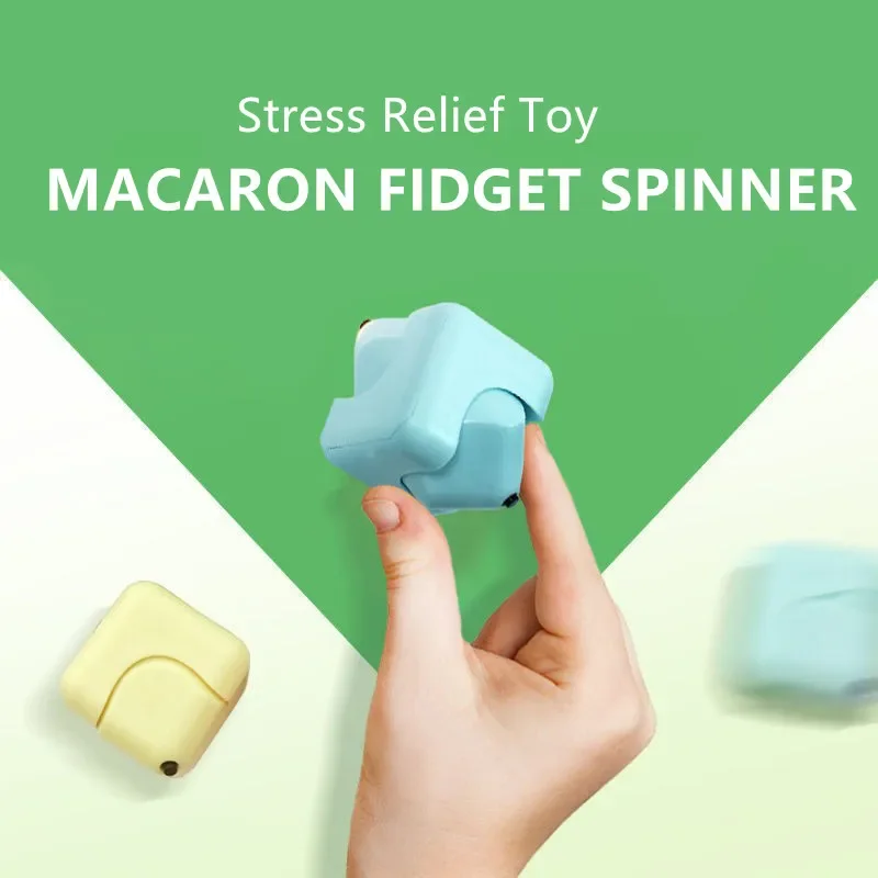 Macaron-Fidget-Spinner-Toy-Anti-Stress-Cube-Gyro-Hand-Spinner-New ...