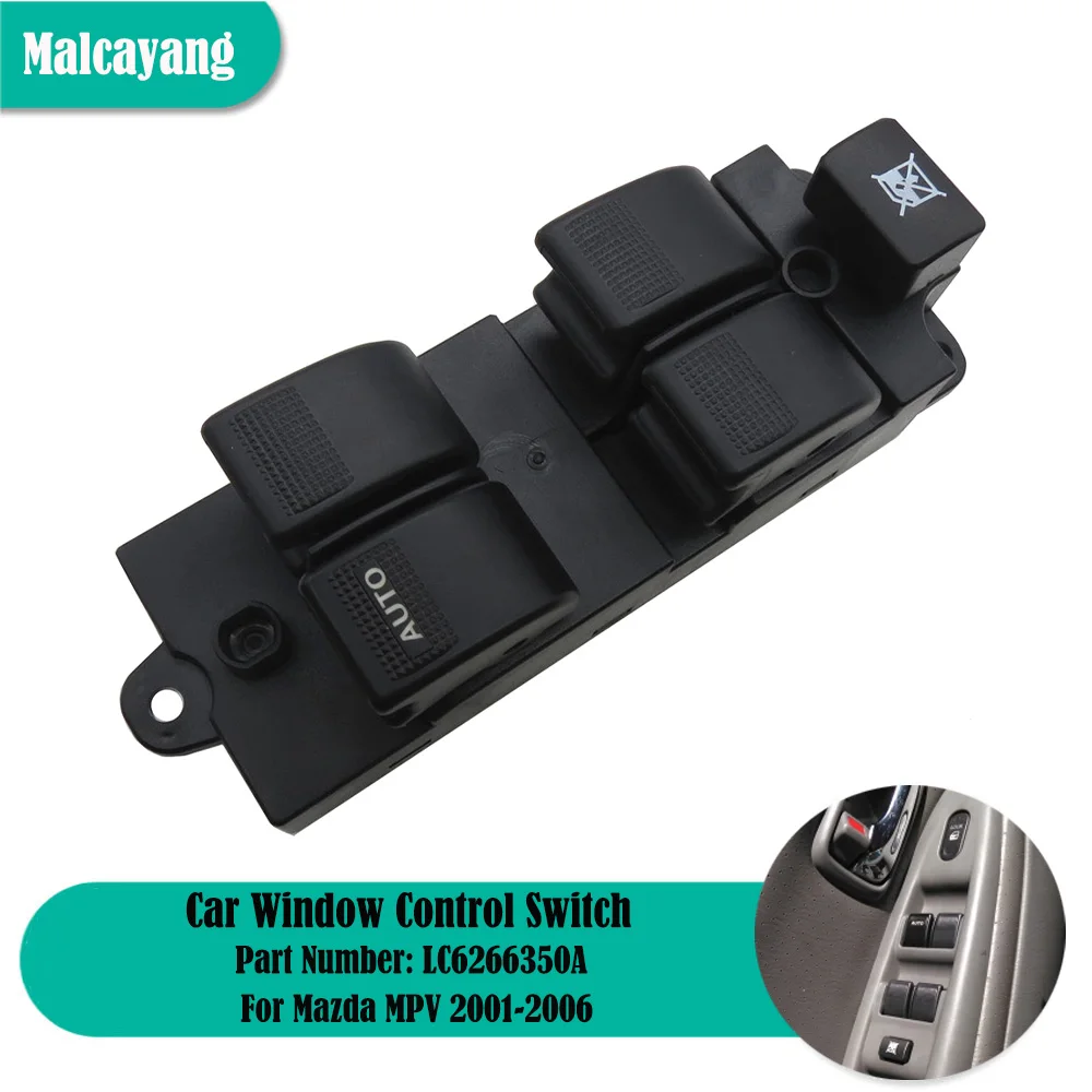 Left-Driver-Electric-Power-Window-Lifter-Switch-For-Mazda-626-MPV-2001 ...