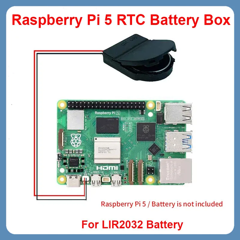Raspberry-Pi-5-RTC-Battery-Box-Suitable-for-CR2032-LIR2032-Battery-Real ...