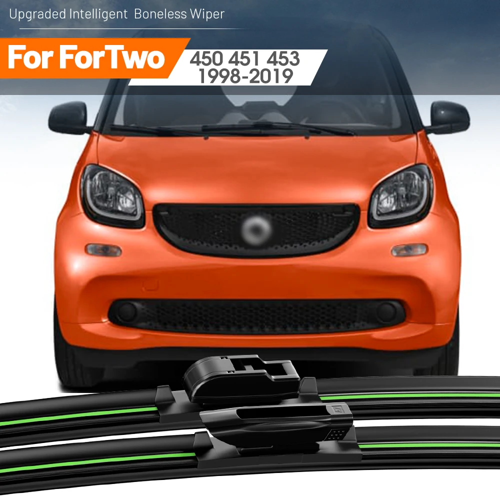 2pcs-For-Smart-ForTwo-450-451-453-1998-2019-Front-Windshield-Wiper ...