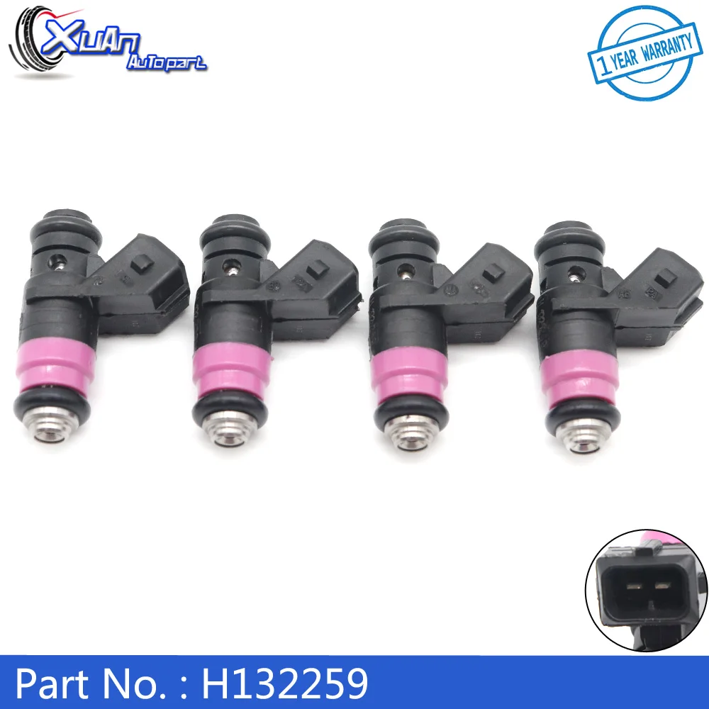 XUAN-Car-Petrol-Fuel-Injector-Nozzle-H132259-for-Renault-Clio-3-Laguna ...