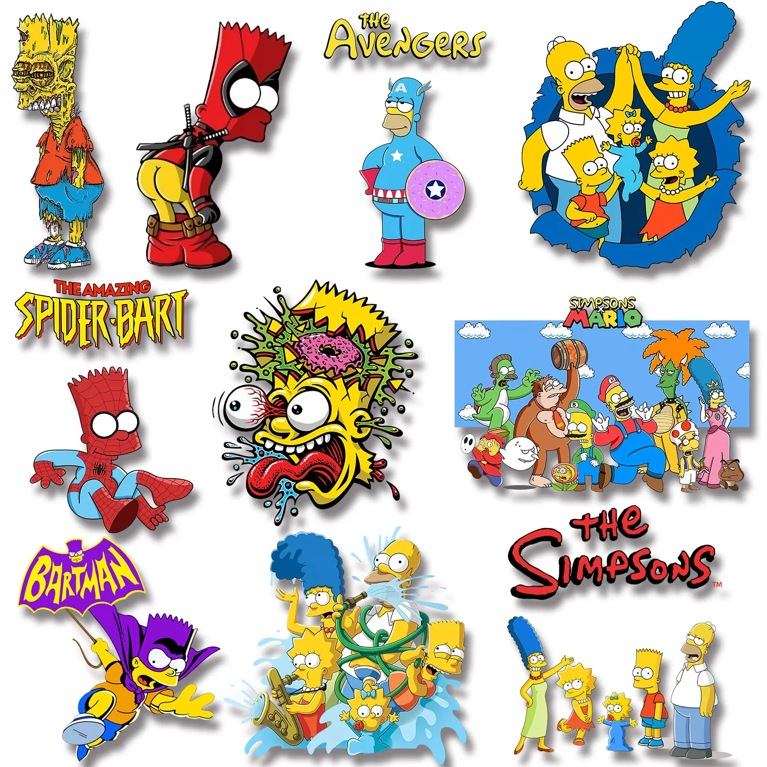 Disney-Cartoon-Stickers-Iron-on-Transfers-for-Clothing-Manualidades ...