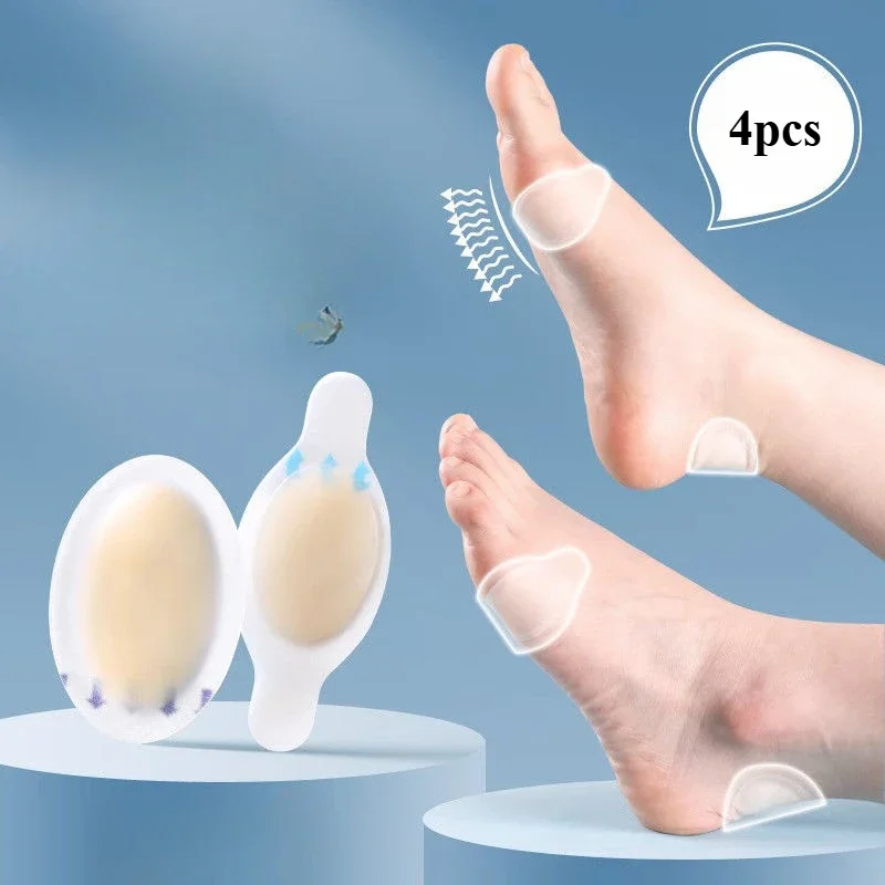 4PCS-Silicone-Gel-Blister-Plaster-Pedicure-Patch-Soft-Heel-Sticker-Heel ...