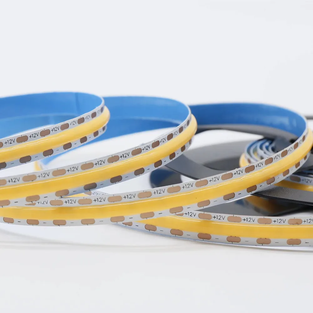 COB LED Strip Light 12V High Density Flexible Tape Ribbon 3000K 4000K ...