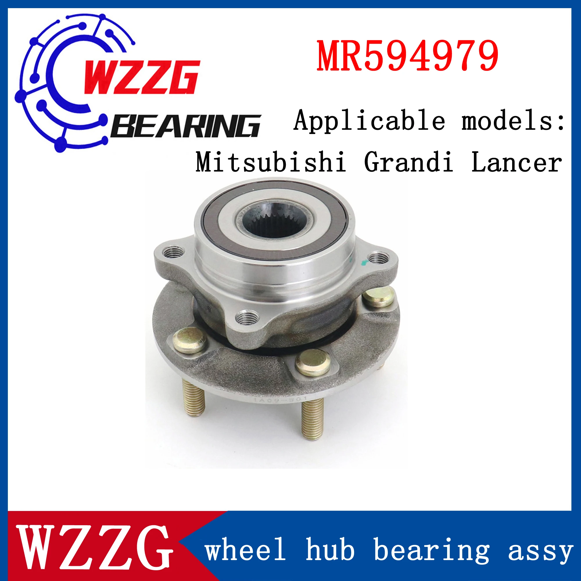 WZZG-Car-front-wheel-hub-bearing-unit-MR594979-for-Mitsubishi-Grandi ...