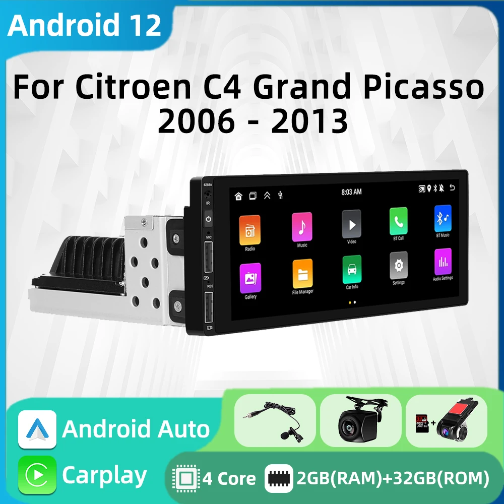 1din-Android-Car-Radio-Multimedia-for-Citroen-C4-Grand-Picasso-2006 ...