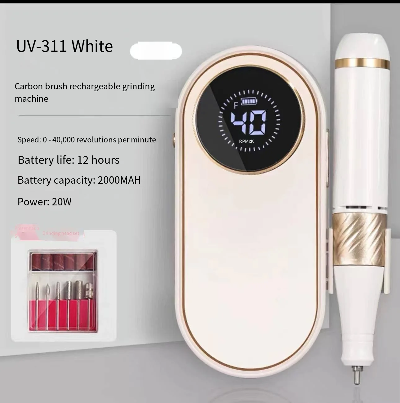 2026 New Electric Nail Polishing Machine, Portable Nail Shaping Tool ...