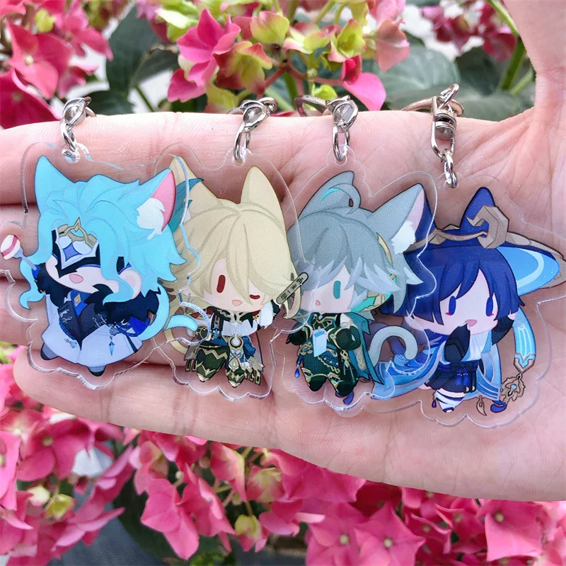 Genshin-Impact-Wanderer-Doctor-Dottore-Kaveh-Keychain-Cosplay-Anime ...