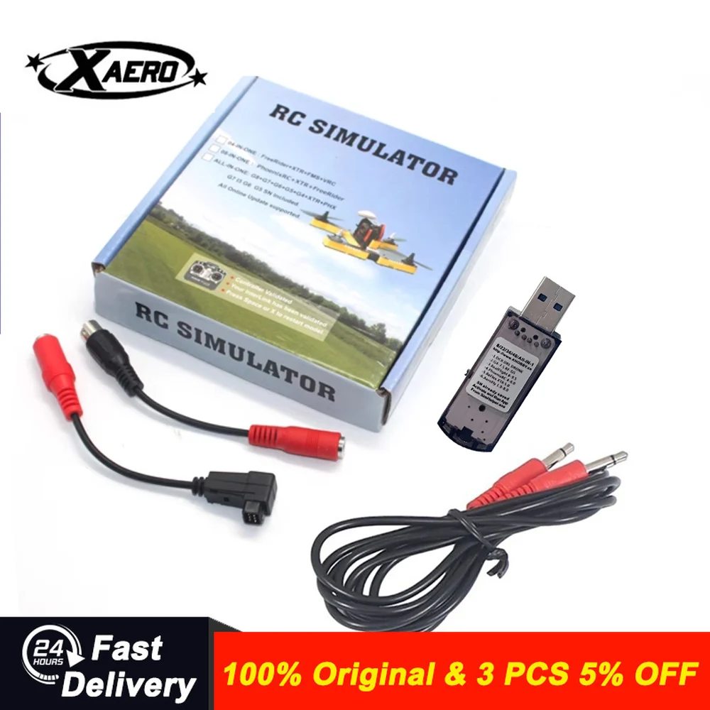 22 in 1 Wireless Simulator Dongle for Phoenix G5 G6 G7 RC Flight Sim ...