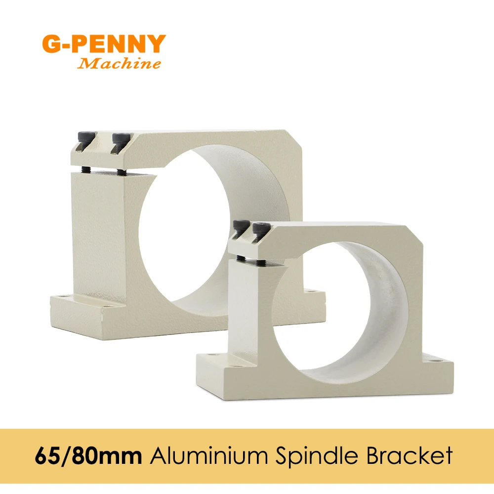 NEW! Spindle Bracket Lacquered 65mm 80mm Aluminum clamping amount ...