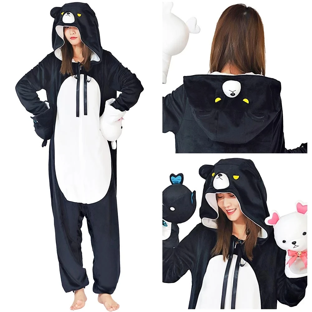 Kuma-Kuma-Kuma-Bear-Pajamas-Anime-Cosplay-Costume-Suit-Adult-Men-Women ...