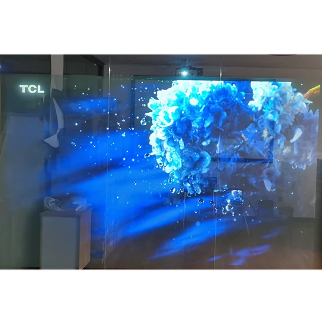 One roll 30 meters 3D Holographic Projection Rear Projetcion Film with ...