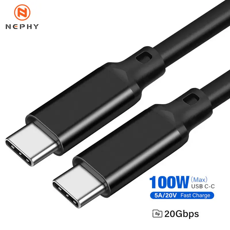 Ultra-high speed USB3.2 Gen2 Usb3 2 Gen2x2 Cable PD 100W Type USB C To ...