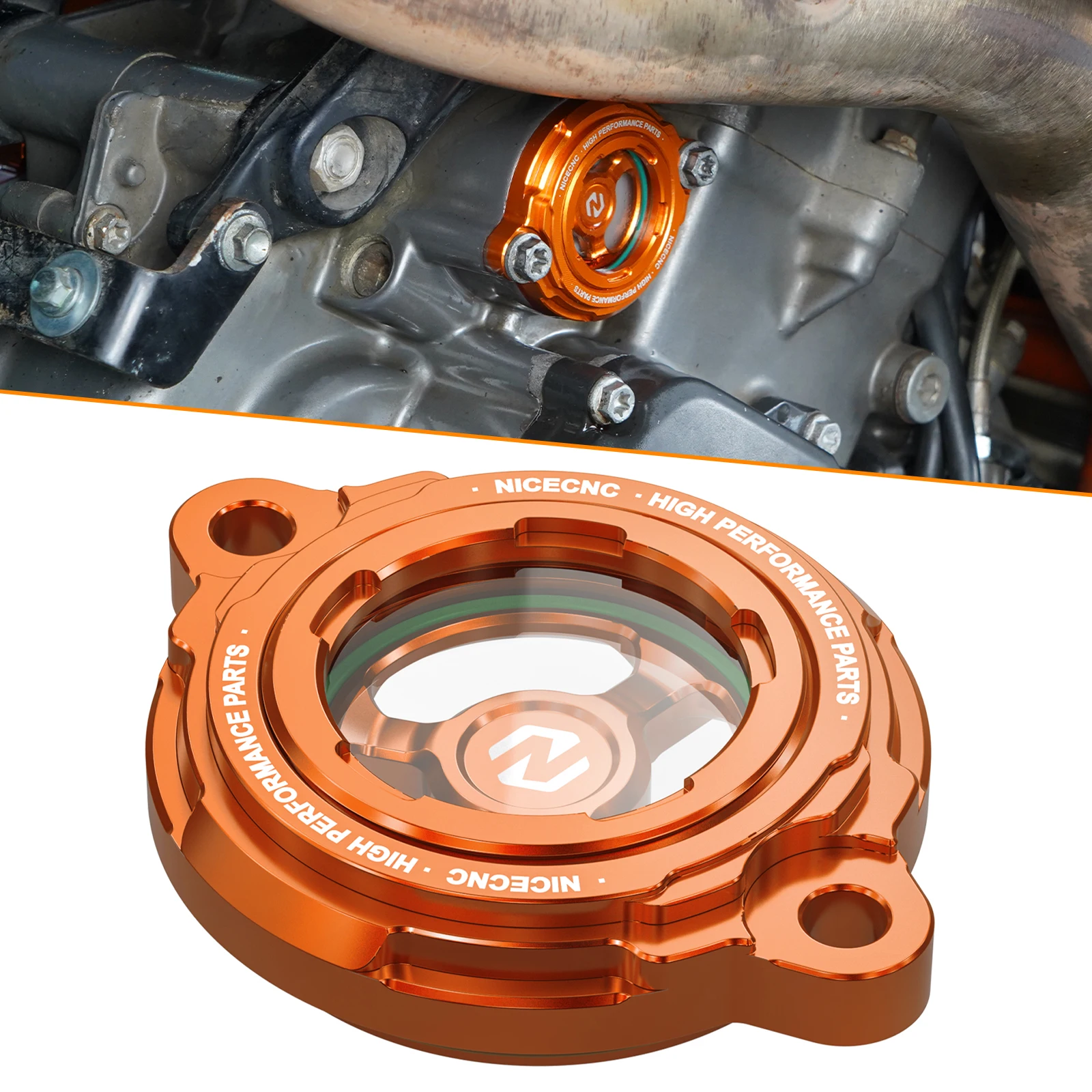 For 2009-2016 KTM 1190 RC8/R Motorcycle Oil Filter Cap Cover for KTM ...