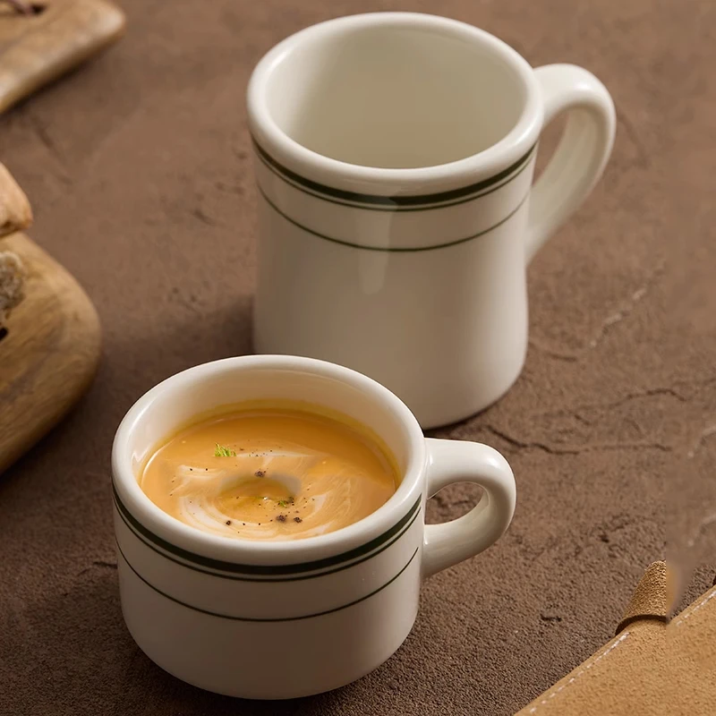 American Ceramic Coffee Cup Living Room Decoration Mug Breakfast Milk ...