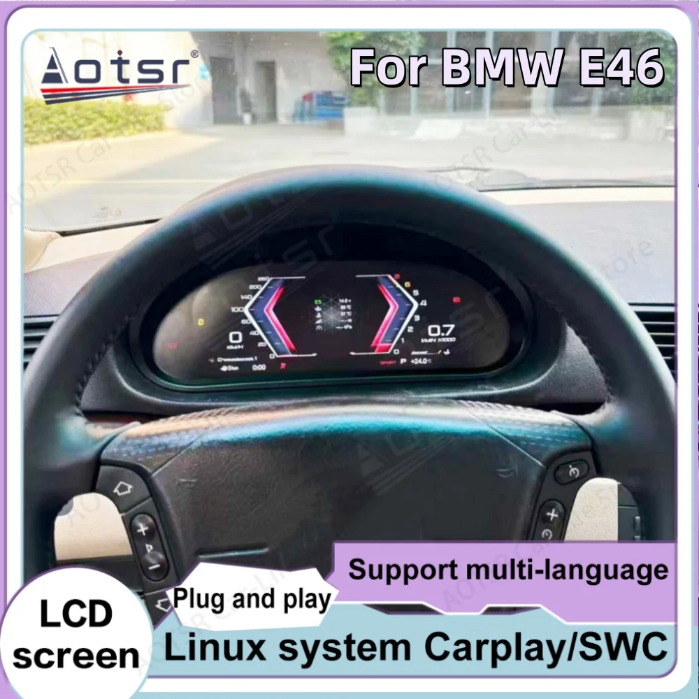 10.25 Inch For BMW E46 1999~2004 Built Carplay Digital Performance ...