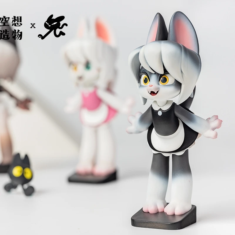 Kawaii-Kongzoo-Maid-Cat-Blind-Box-Boneca-Puro-Natural-Action-Figure-Bin ...