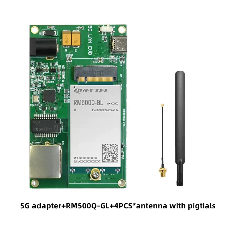 Quectel 5G Module Adapter M.2 to TypeC 3.0 antenna kit with RM520N-GL RM500U RM500Q-GL RM510Q-GL ...