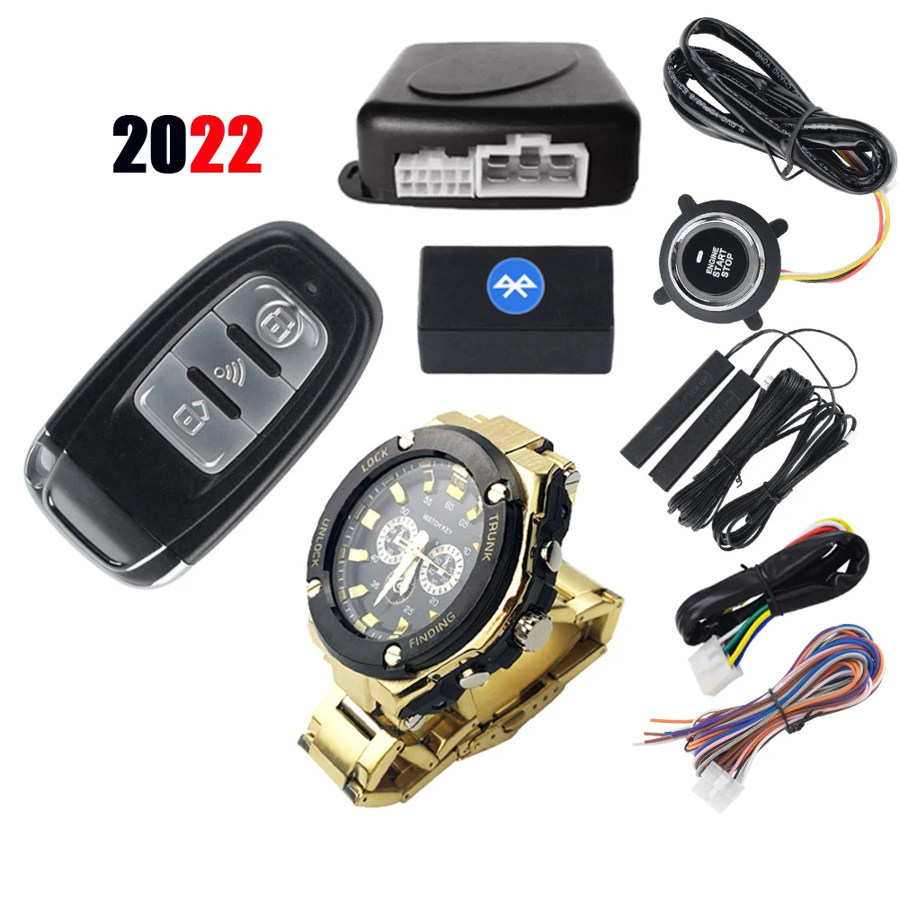 Universal-Electronic-Decoration-Push-Button-Start-App-Control-watch ...