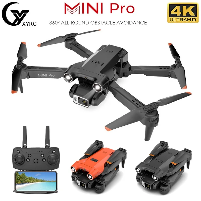 XYRC E63 Mini Drone 4K Dual ESC Camera Four Way Obstacle Avoidance ...