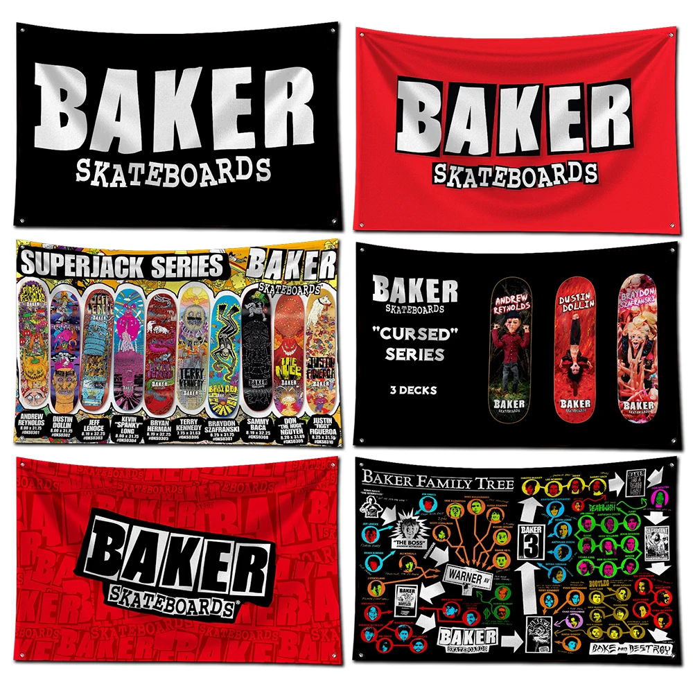 3x5-Ft-B-Bakers-Skateboards-Flag-Polyester-Digital-Printing-Banner-for ...