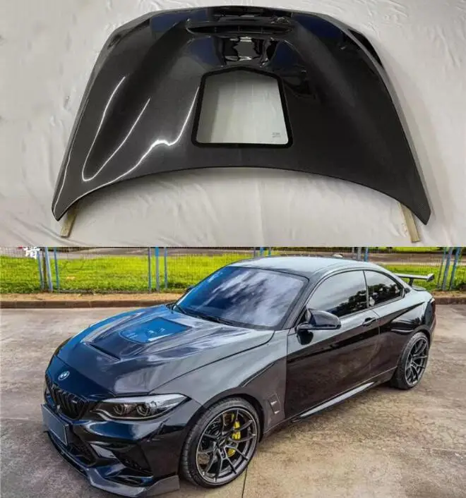 For BMW F87 M2 M2C 2016 2017 2018 2019 2020 Real Carbon Fiber Car Front ...