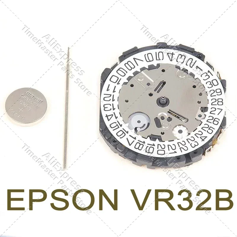 Japan-original-VR32-movement-quartz-VR32B-VR32A-movement-three-points ...