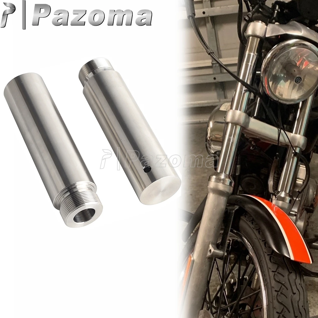 39mm-Motorcycle-Front-Fork-Rise-Tube-4-5inch-Steel-Forks-Extensions-For ...