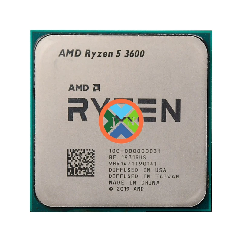 Used AMD Ryzen 5 3600 R5 3600 3.6 GHz Six-Core Twelve-Thread CPU ...