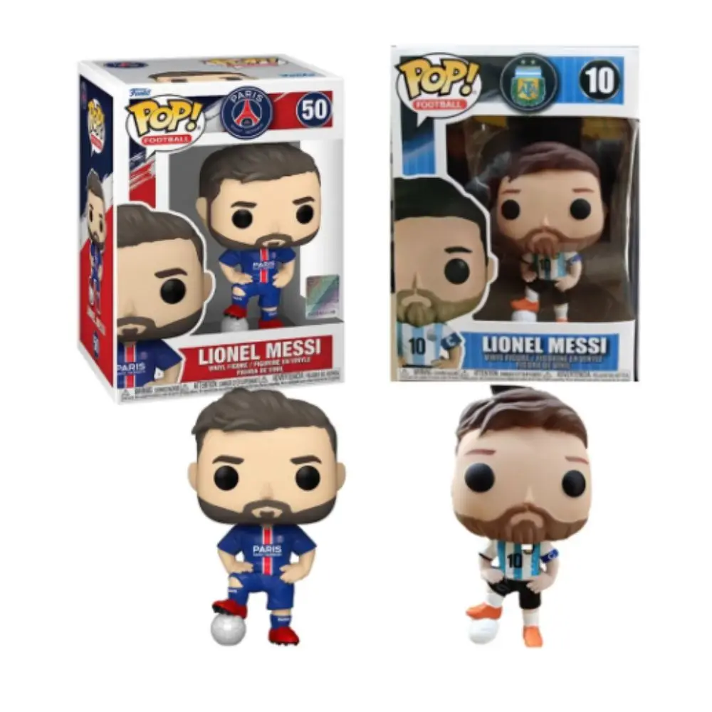 New Funko Pop Anime Figure Football Stars Lionel Messi #10#50 Vinyl ...
