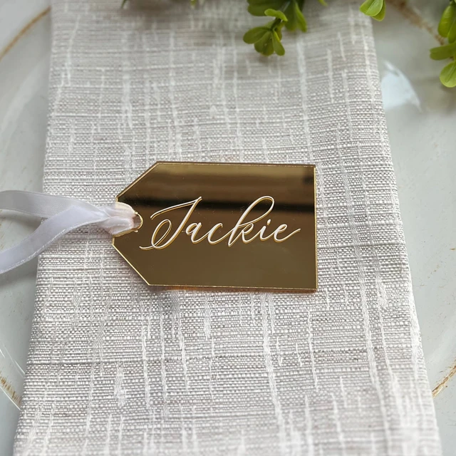 Luggage Tag Wedding Place Cards