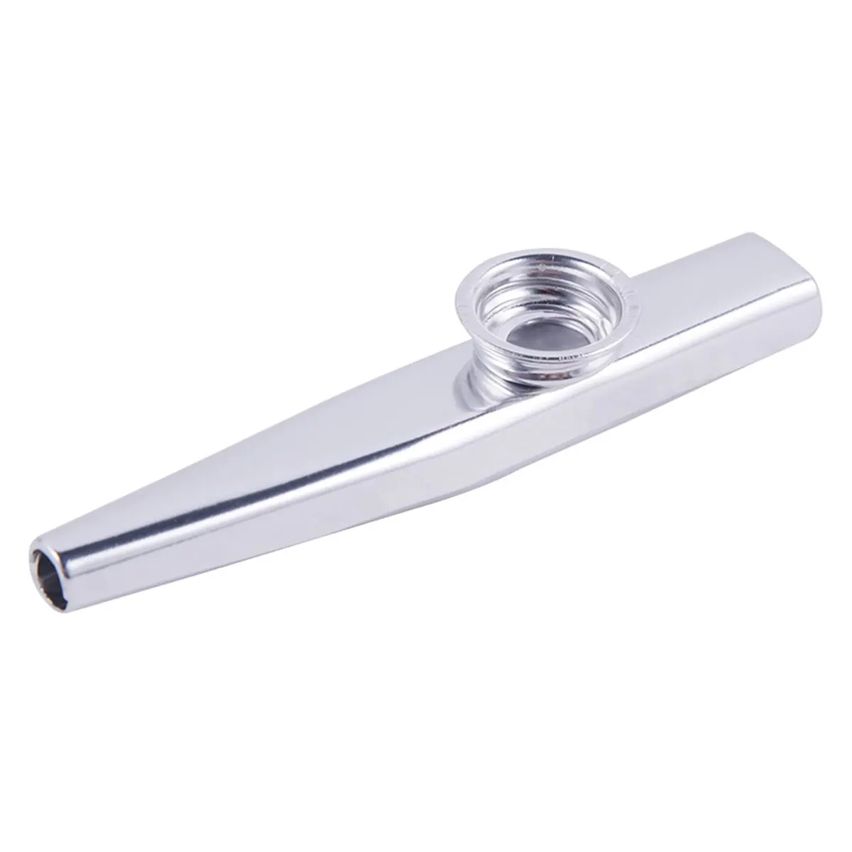 Kazoo-Silver-Aluminum-Alloy-with-Membrane-Flute-Diaphragm-Mouth-Kazoos ...