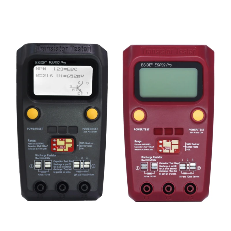 Transistor Tester Esr Capacitance Meter Resistance | Transistor Tester ...
