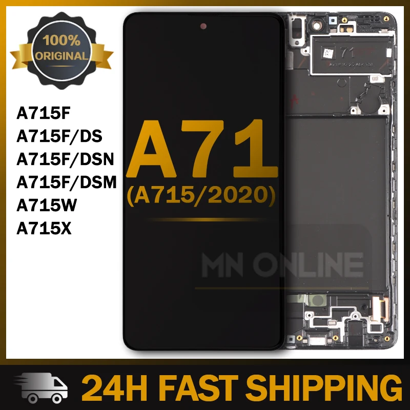 6-7-Original-AMOLED-For-Samsung-Galaxy-A71-LCD-Touch-Digitizer-Sensor ...