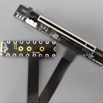 ADT-Link PCIe 5.0 M.2 NGFF NVMe to PCIe x16 GPU Extension Cable FFC ...