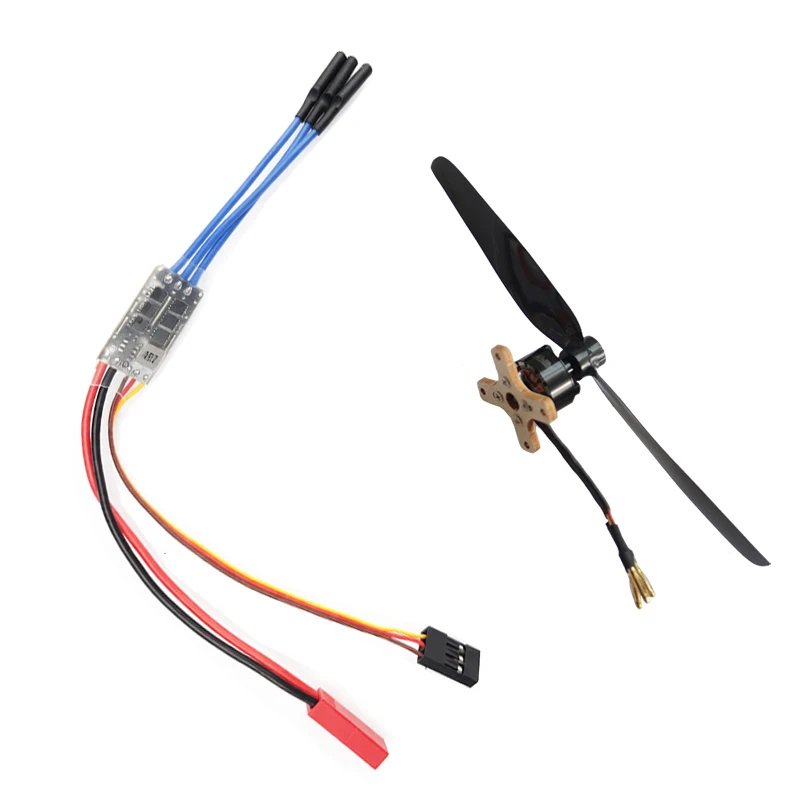 1406 Brushless motor 3300KV with GWS6030 propeller thrust 325g for F3P ...