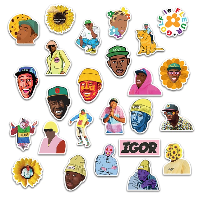Tyler The Creator Face Sticker